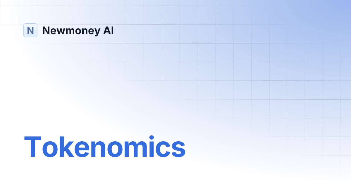 Tokenomics | Newmoney AI